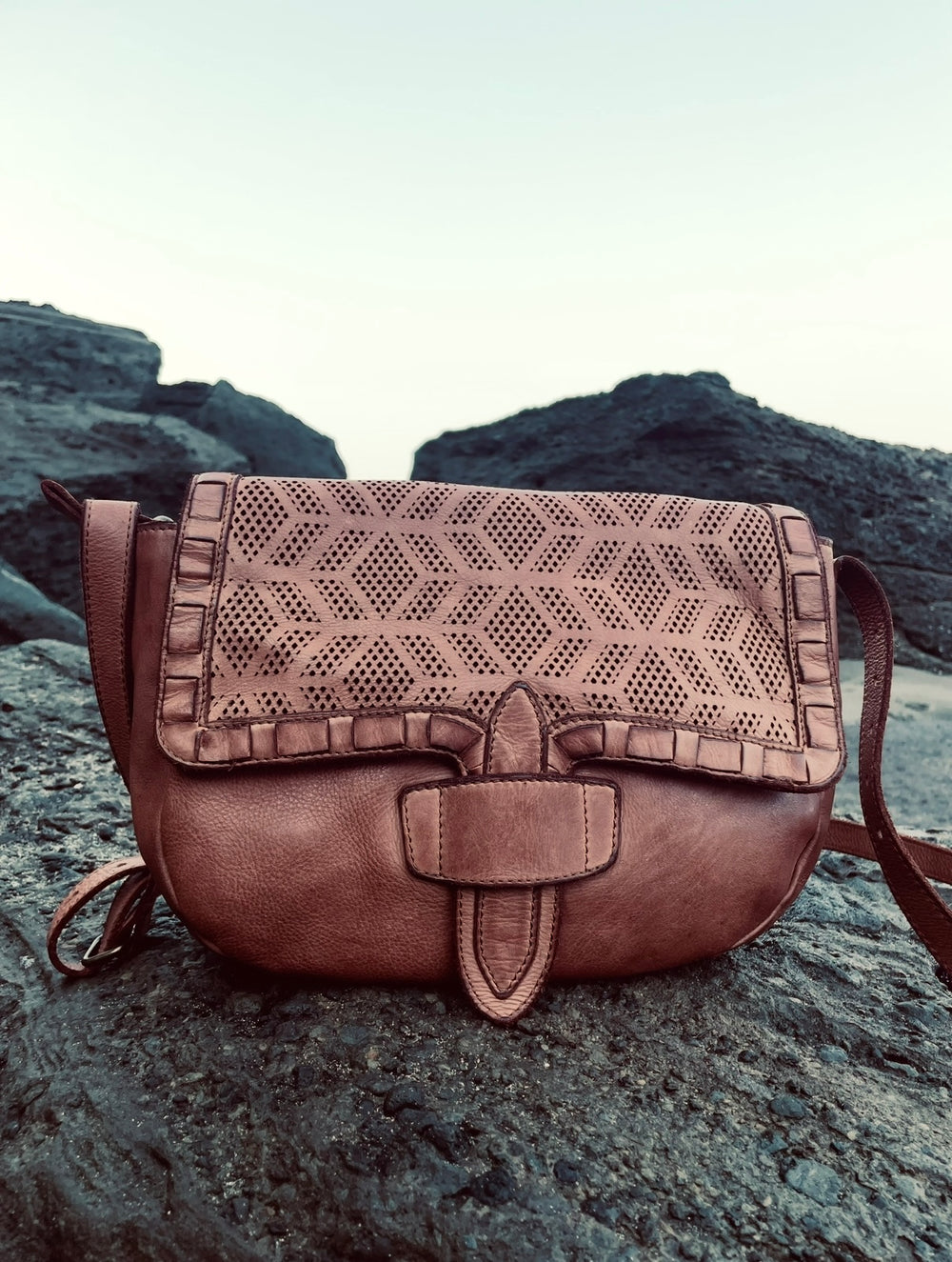 Cross Body Rocco Cognac Bag